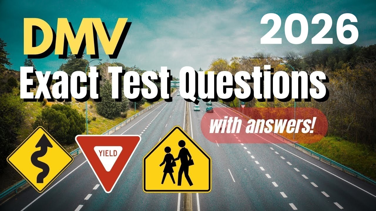 DMV Test 2026: Real Questions & Answers You’ll See!