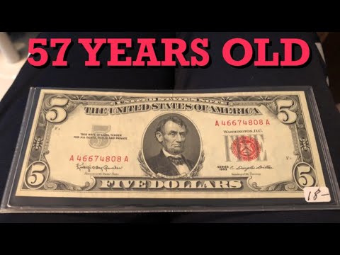 1963 Red Seal $5 Bill