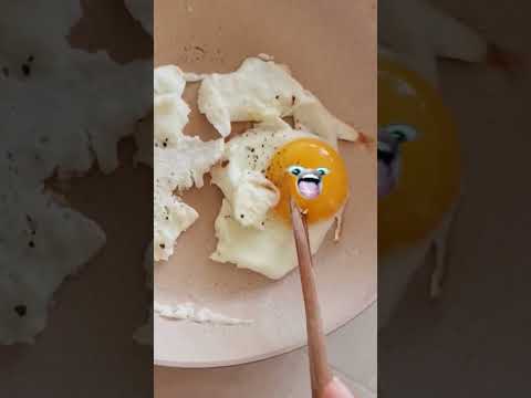 Funny couple of fried eggs #abuzzkitchen #shorts