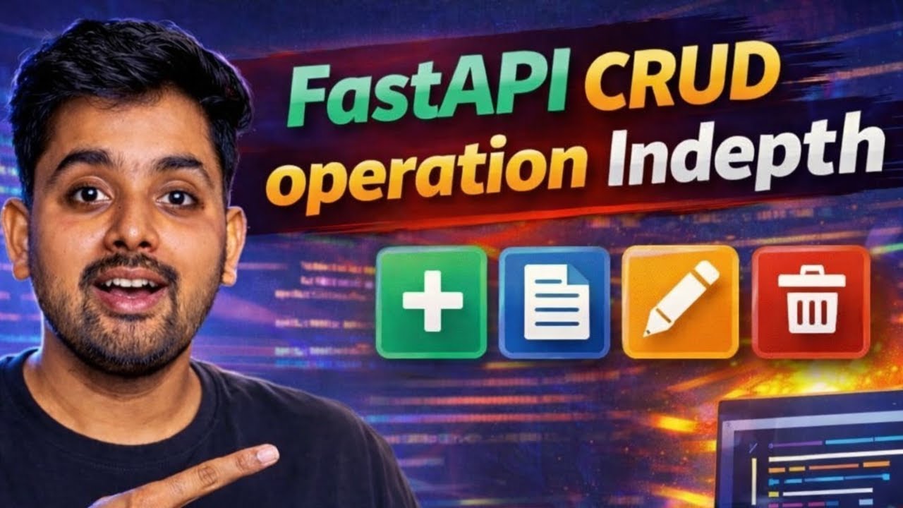 FastAPI Complete CRUD Course Python SQLAlchemy  Pydantic