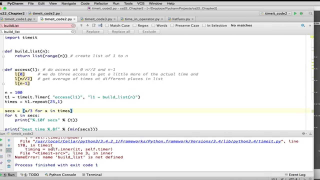 Analysis 6 | timeit 2