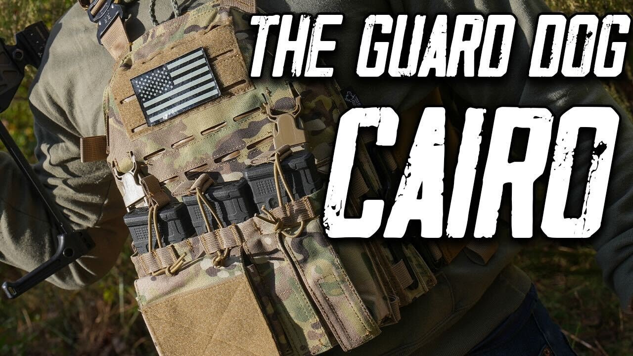 Guard Dog Body Armor- CAIRO Premium Plate Carrier + Includes LEVEL 3A ...