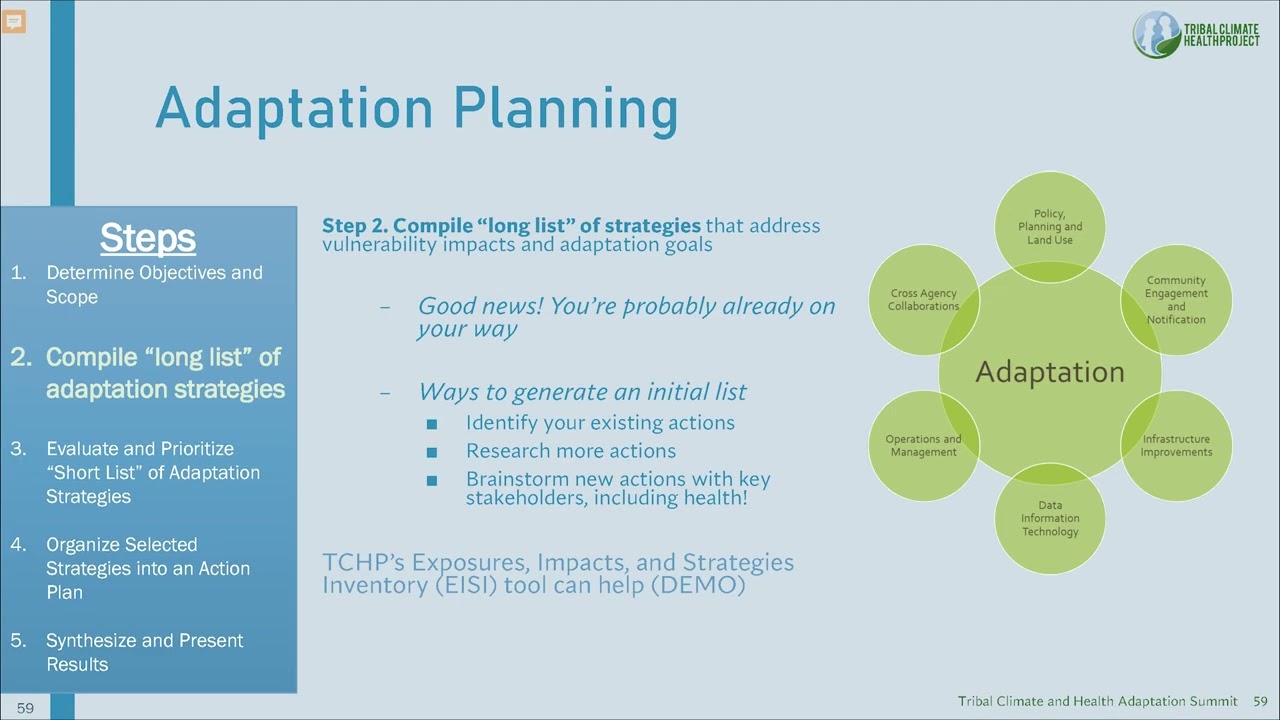 Adaptation Plans