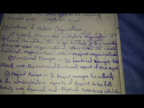 What is Organisation,Features of Matrix Organization