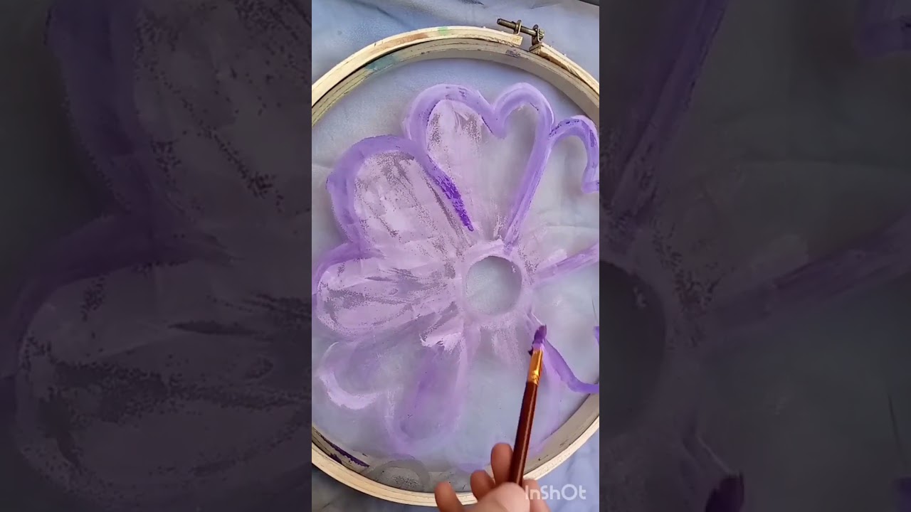 Fabric Painting Tutorial  #handpainted #handmade #handembroidery #handpainteddupatta