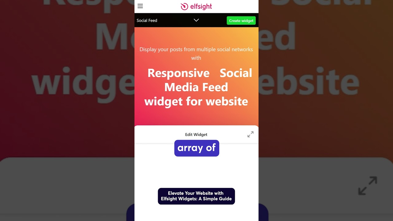 How to Easily Embed any Widget to your Website with @Elfsight