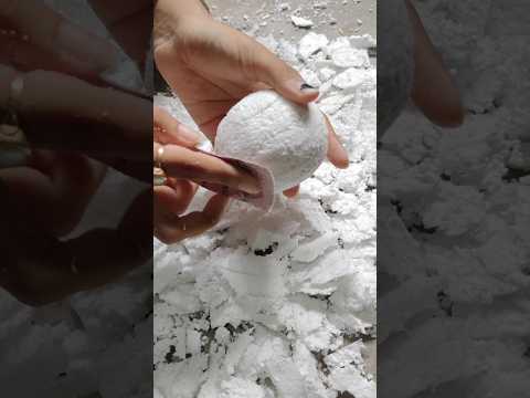 I helped my niece to make her project // mini globe making with thermocol #shorts #craft #diy