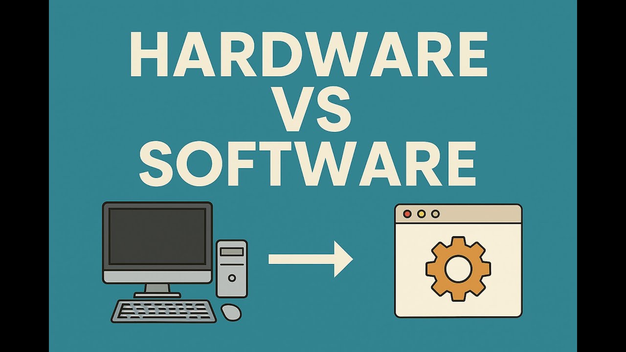 Hardware vs Software Explained Simply | Beginners Guide to Computers