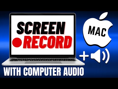 How To Screen Record With INTERNAL COMPUTER AUDIO On A Mac (FREE)