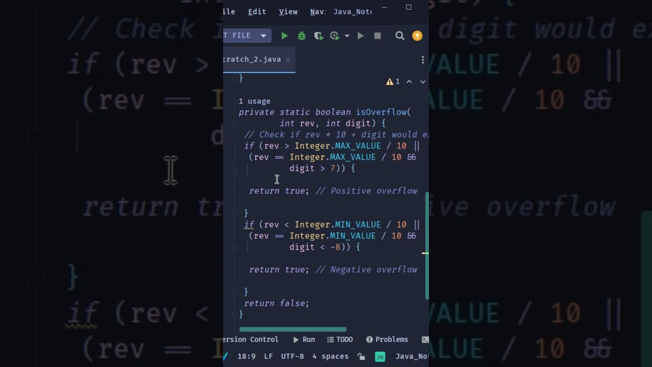 Integer overflow check in Java