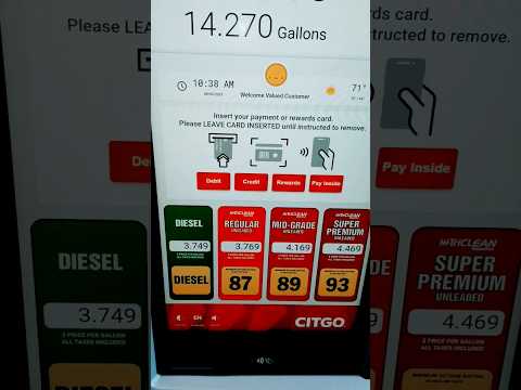WOW TOUCH SCREEN GAS STATION #shorts