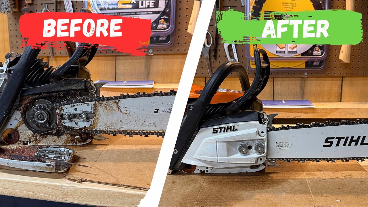 How to Clean a Chainsaw!