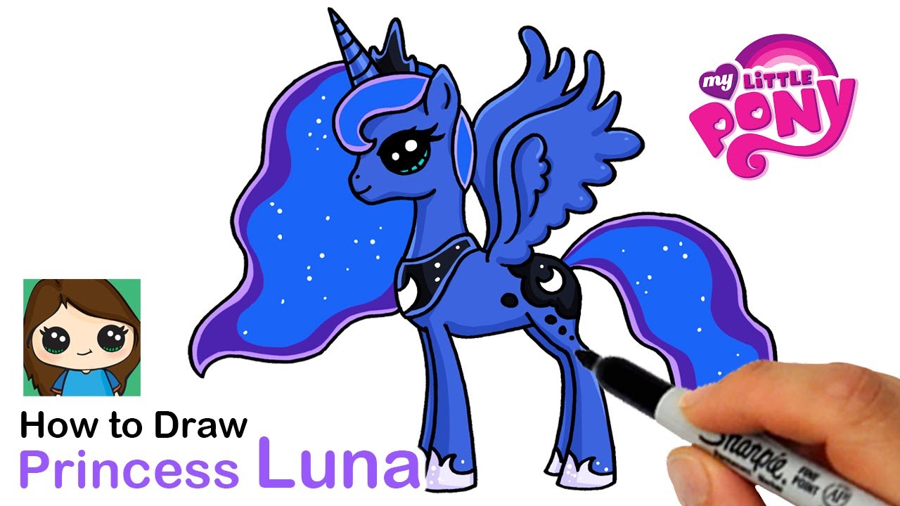 How To Draw Princess Luna from My Little Pony