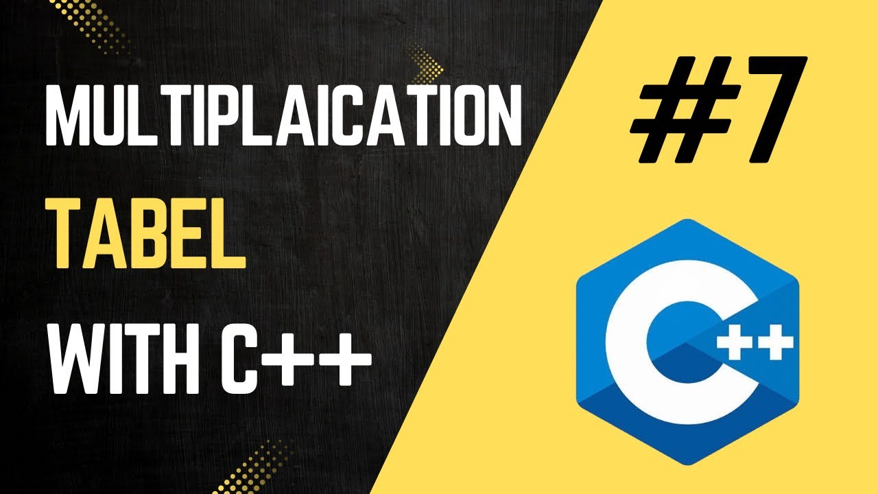 C++ Multiplication Table Program | Beginner-Friendly Project with Clean Code