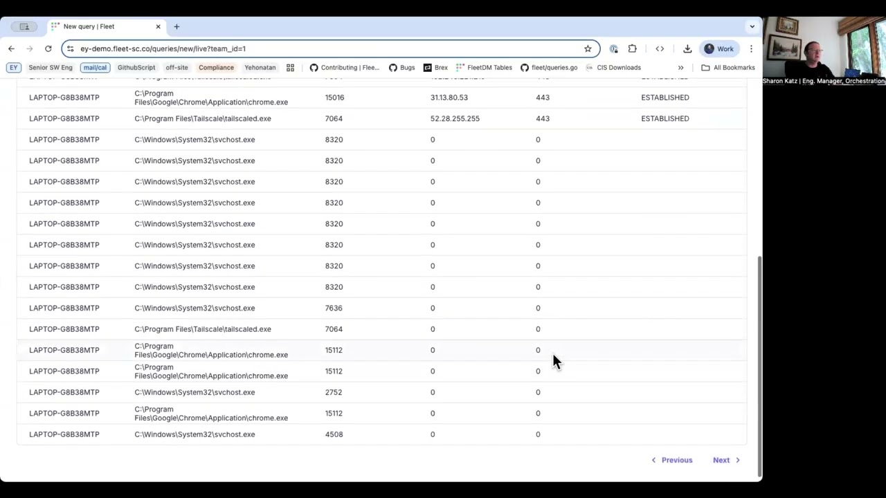 Threat hunting with Fleet: Open Connections
