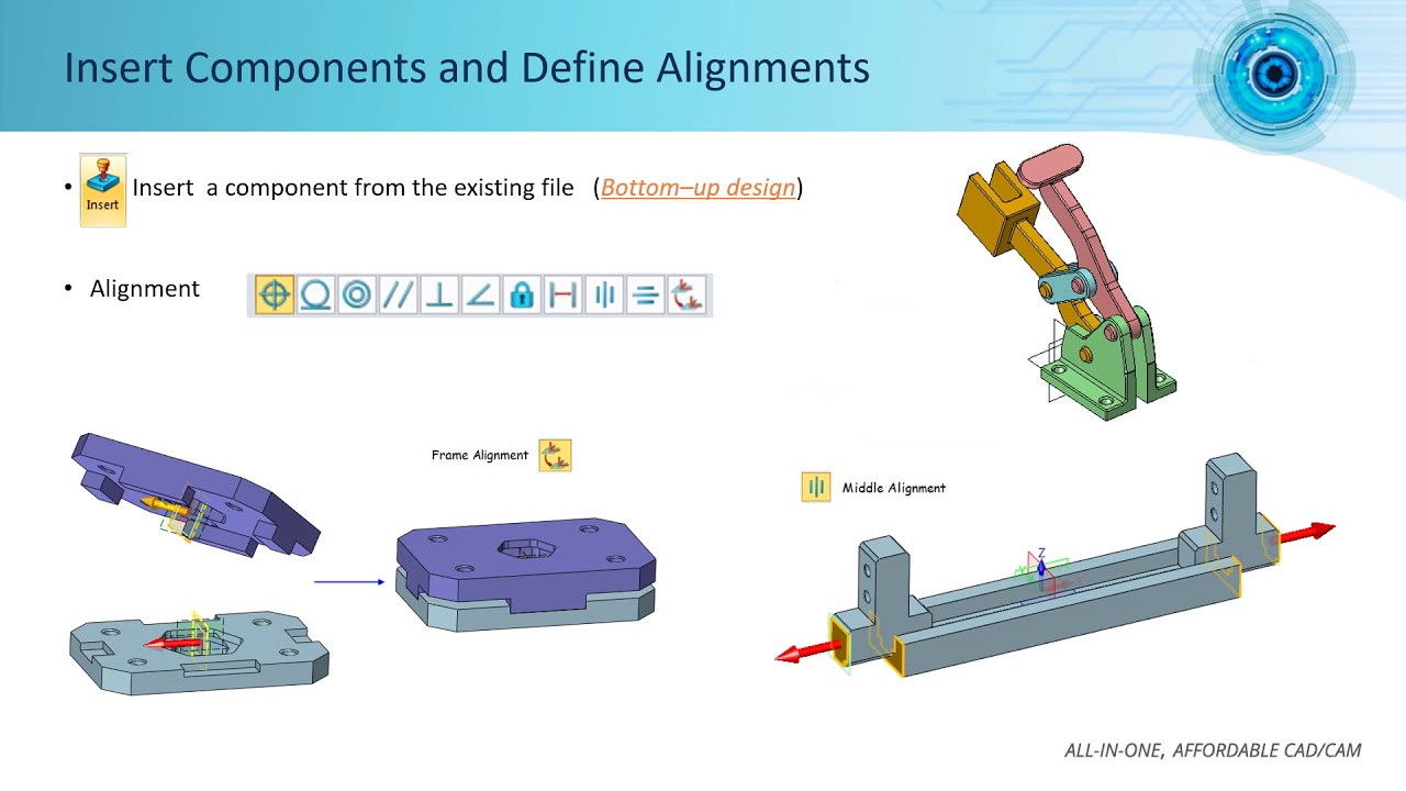 ZW3D CAD Lesson 2019 : Basic Assembly (Part4)