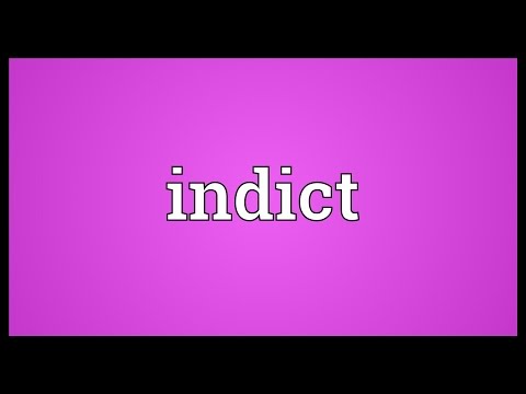 Indict Meaning