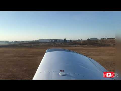 Winter takeoff at Lanseria International Airport South Africa in the Piper