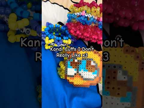 Kandi Cuffs I Don’t Really Like #kandikid #kandi #scenekid #scenecore #diycrafts #diy #preppy