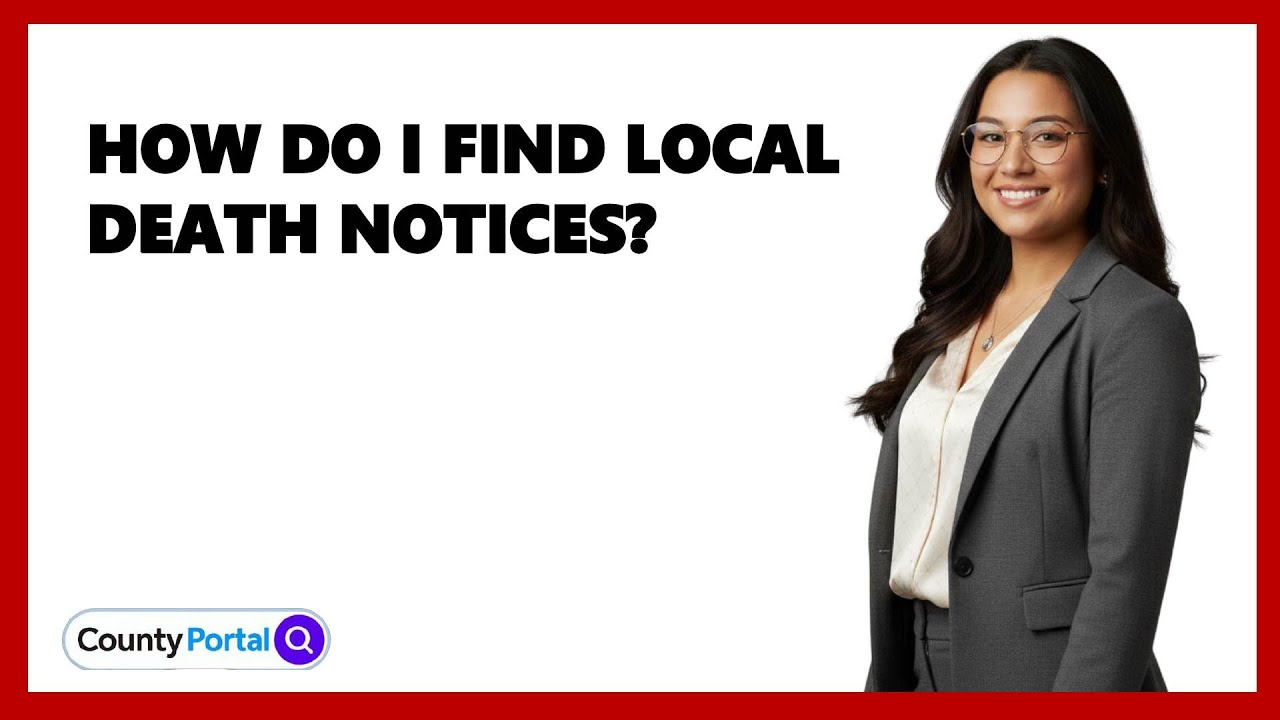 How Do I Find Local Death Notices?