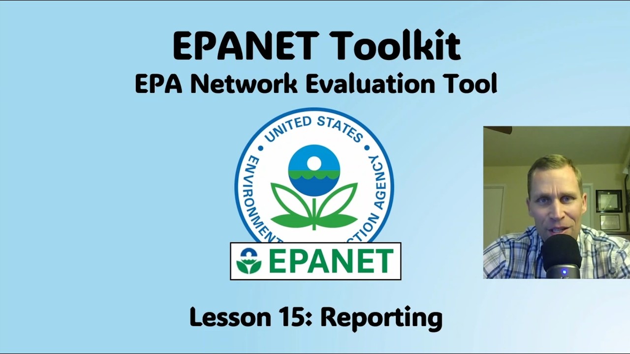 EPANET Toolkit Lesson 15 - Reporting
