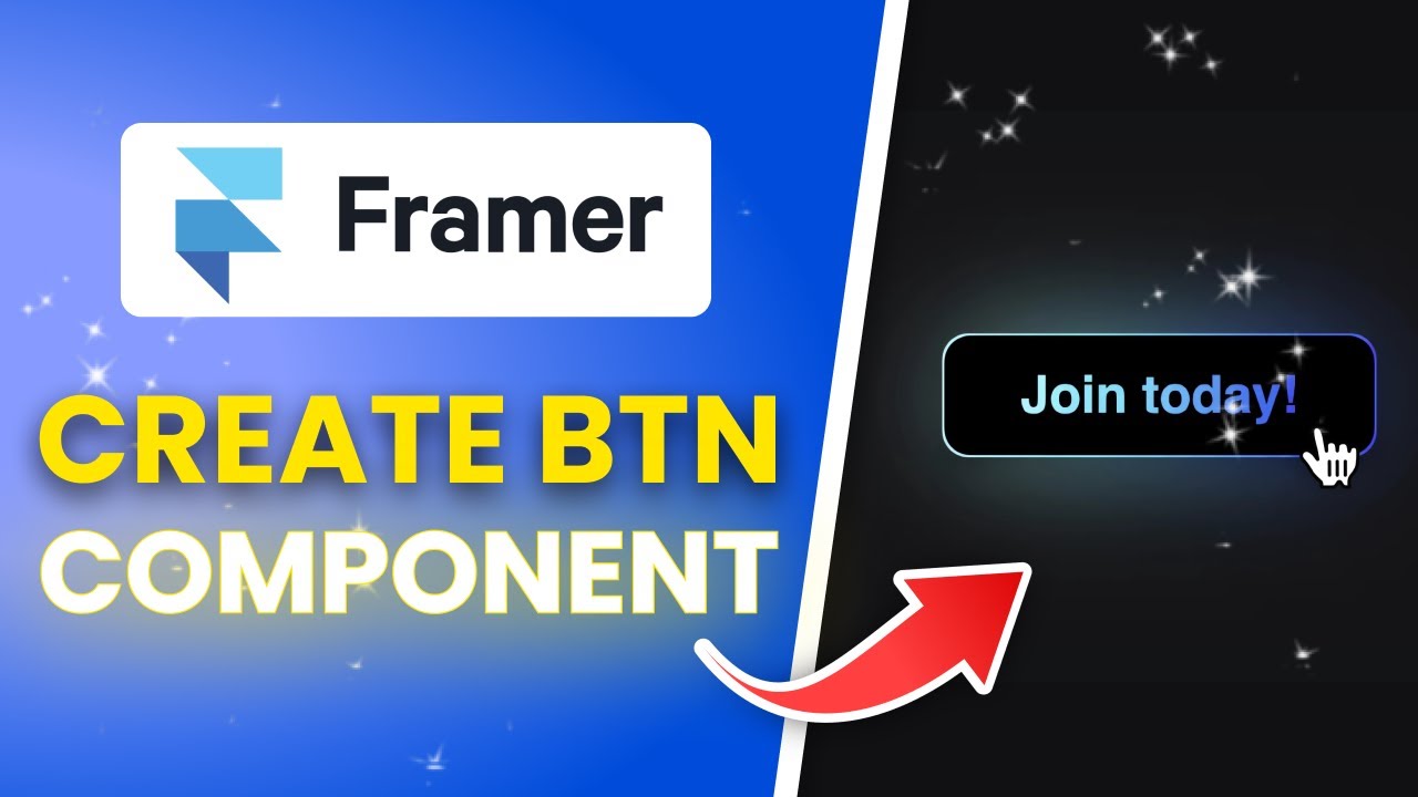 How To Create Button Component In Framer (Full Guide)
