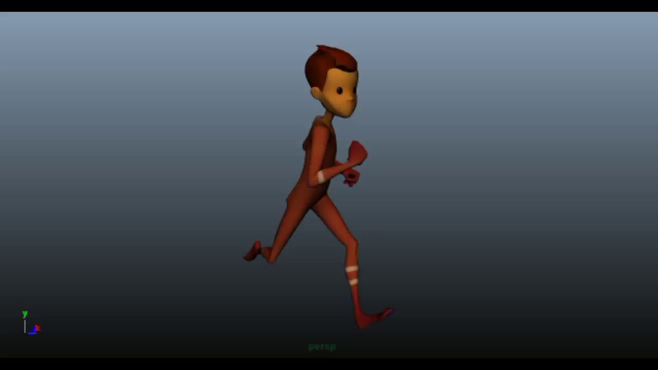 3D Animated Run Cycle - Polished