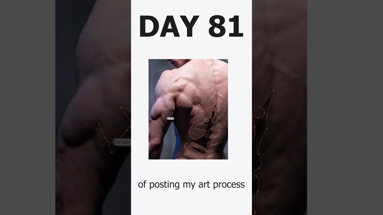 Vector Art drawing process|Portrait Day 81