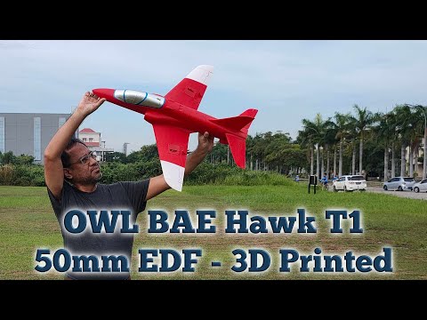 🦉 OWL BAE Hawk T1 - 50mm EDF (Test Files)・Free 3D File for ・Cults