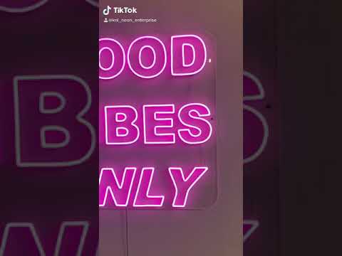 LED NEON_ GOOD VIBES ONLY