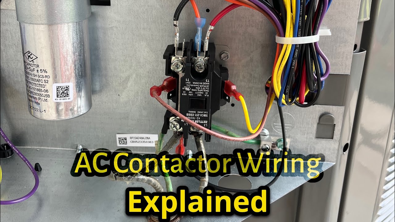 How to WIRE an AC Contactor