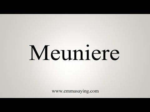 How To Say Meuniere