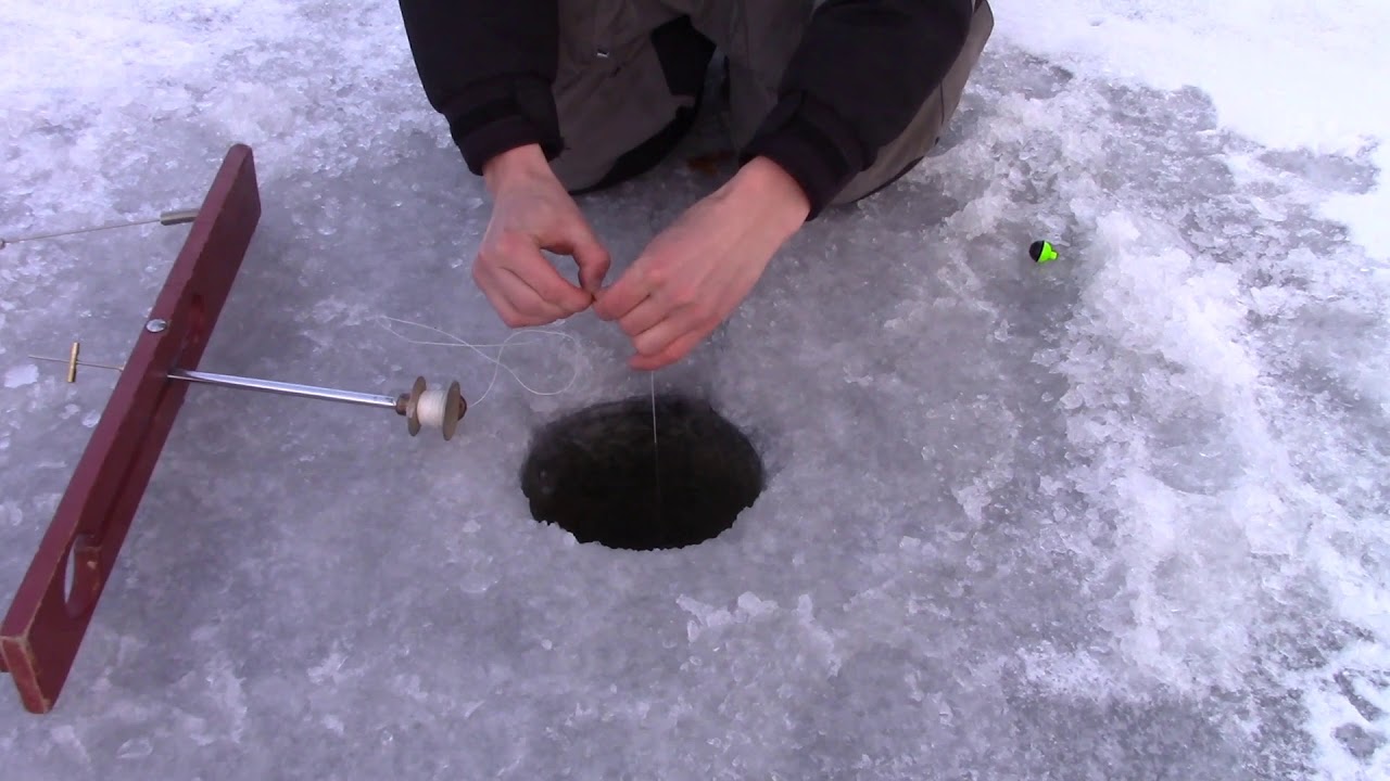 How To Setup for WALLEYES Using Tip Ups