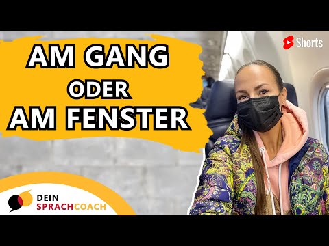 AM GANG oder AM FENSTER?🧐 (korrektes Deutsch | Deutsch lernen | Wortschatz erweitern) #Shorts