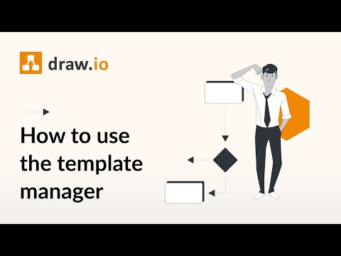 How to use the draw.io template manager to quickly start diagramming