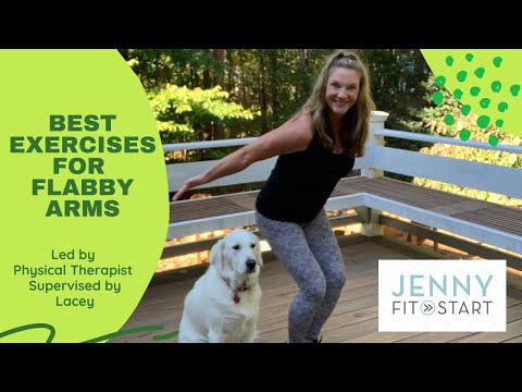 Best Exercises For FLABBY ARMS! No weights needed!