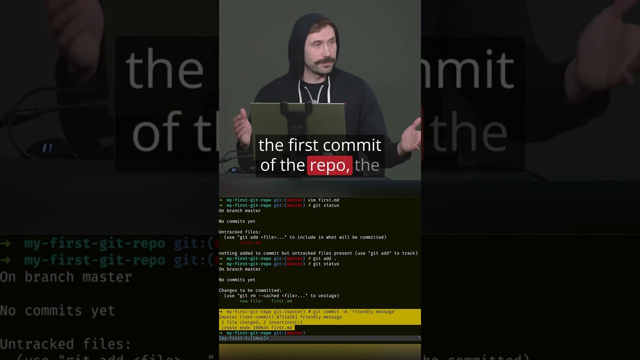 Git basics in 60 seconds! | ThePrimeagen