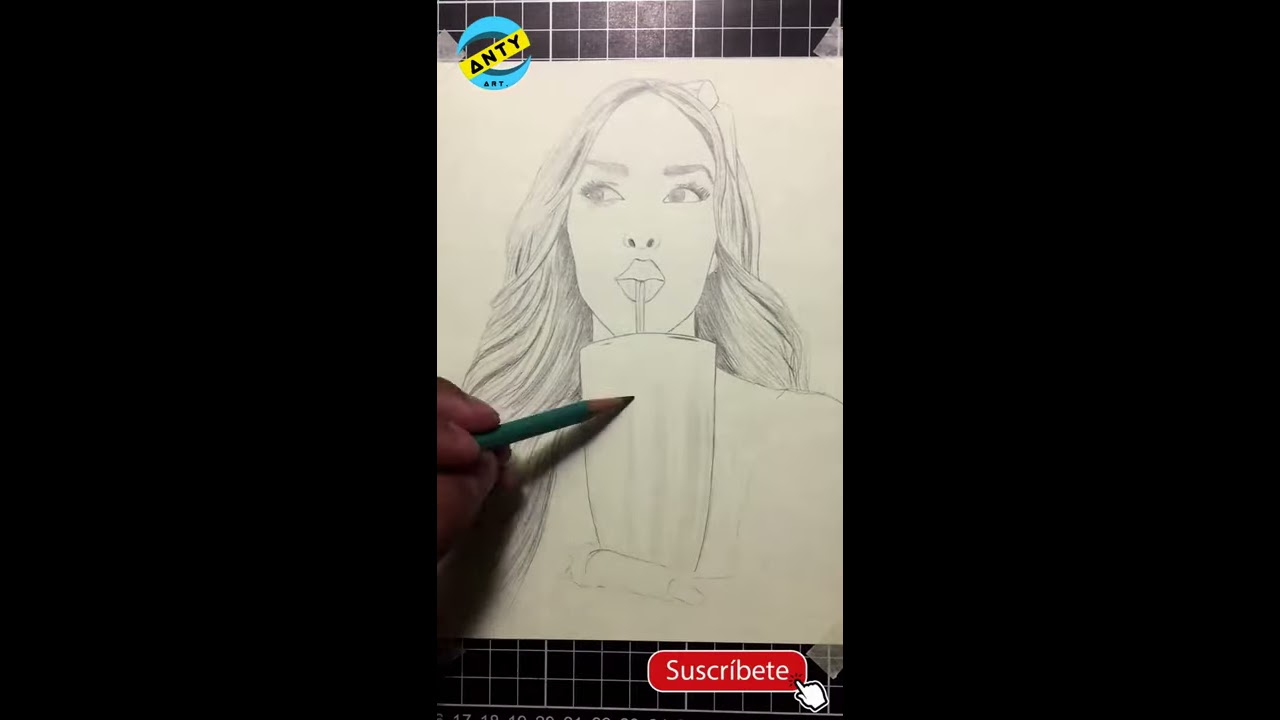 Dibujando a Kimberly Loaiza