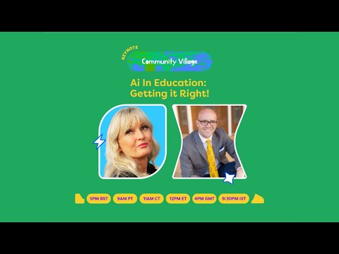 Ai In Education: Getting it Right!