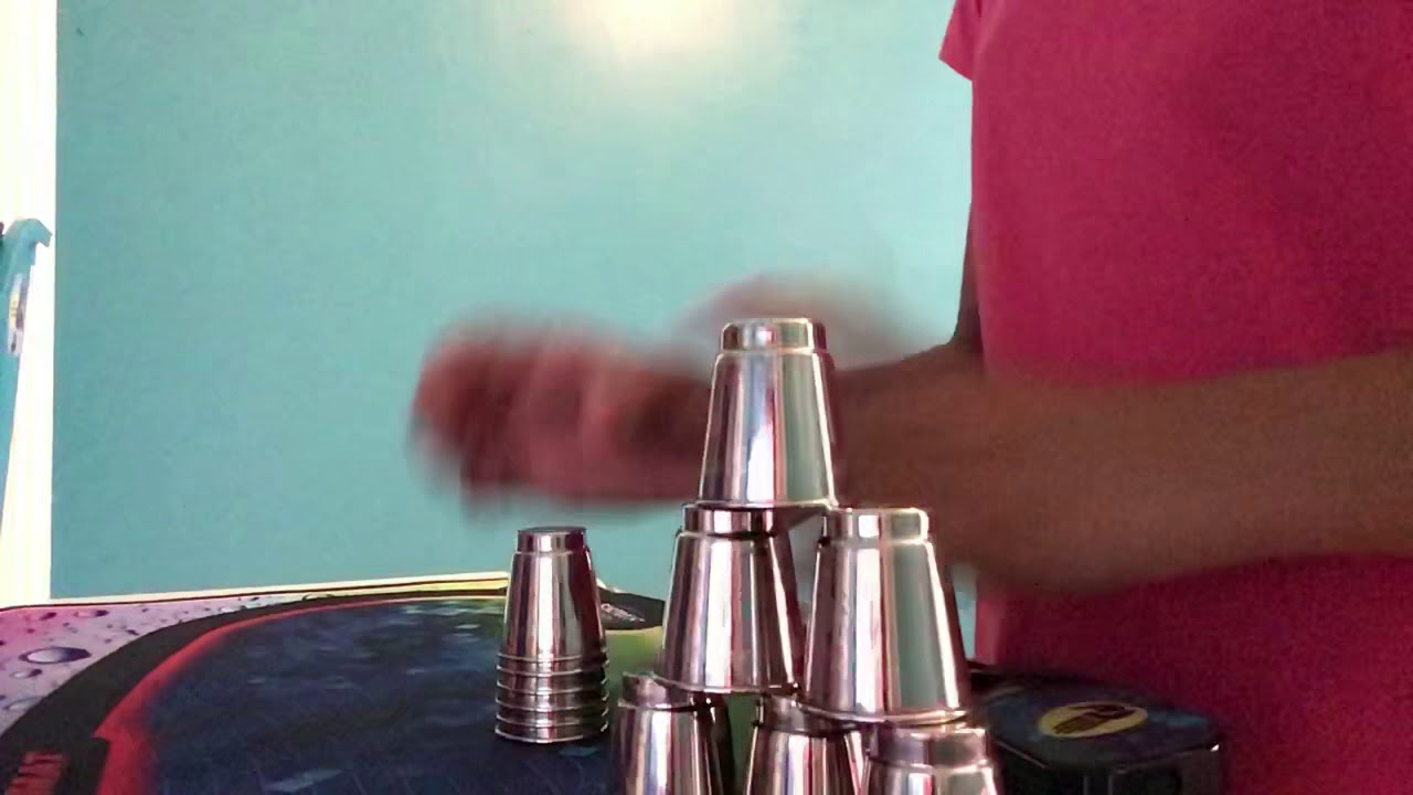 Sport stacking with super minis