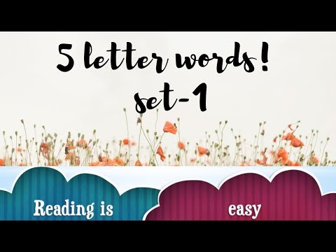 Building vocabulary 5 letter words set- 1 (1 -50)