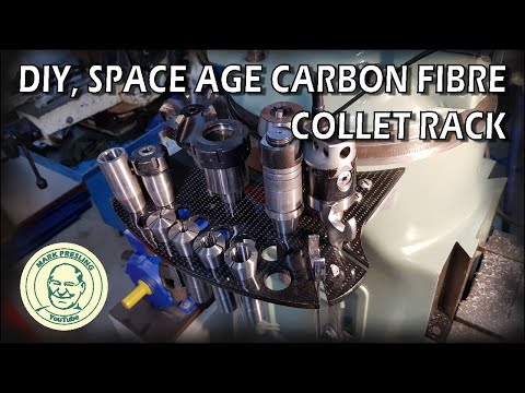 DIY Carbon Fibre Collet Rack for the Bridgeport Milling Machine