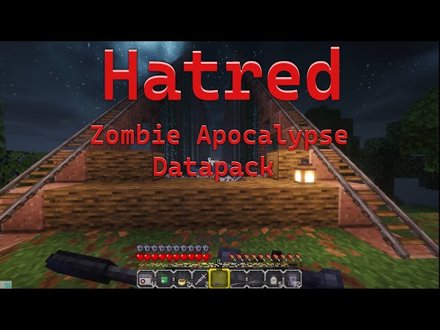 Hatred [ver5.1] - Zombie Apocalypse Datapack [1.21.10] Minecraft Data Pack