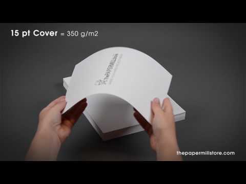 White Paper - 23 x 35 in 15 pt Cover Glossy | Kromekote Paper 3-K21535-F