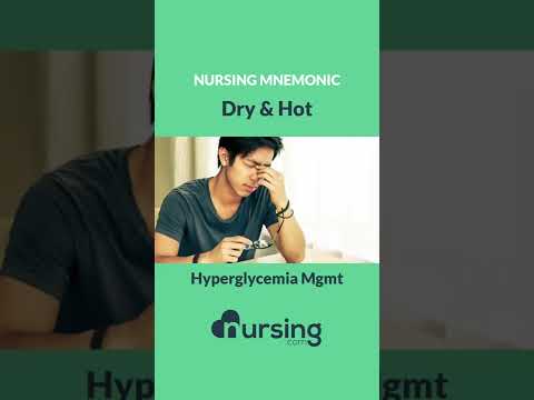 Hyperglycemia nursing mnemonic