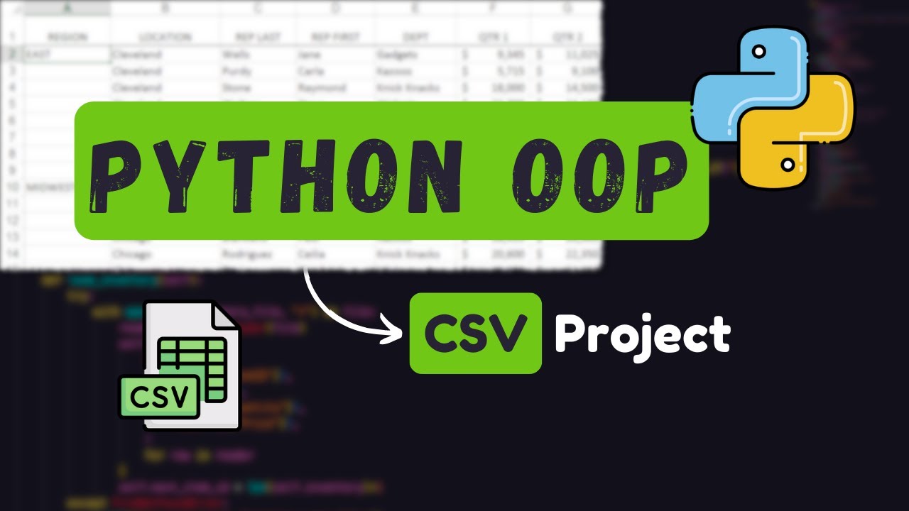 Using CSV Files in Python: Mastering OOP with a Mini Project