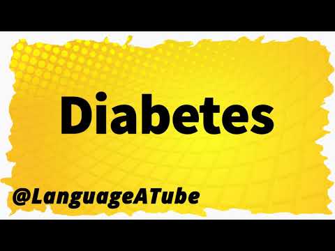 Diabetes Pronunciation ⚡️ How To Pronounce Diabetes!