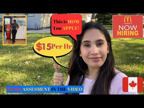 McDonalds 🇨🇦 Step BY Step APPLICATION PROCESS ✅ (Tips To Get HIRED🤫)