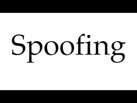 How to Pronounce Spoofing