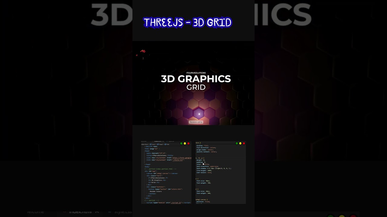 Interactive 3D Mouse Effect Animation | Three.js & WebGL Tutorial @itgurusolutions #threejs #WebGL